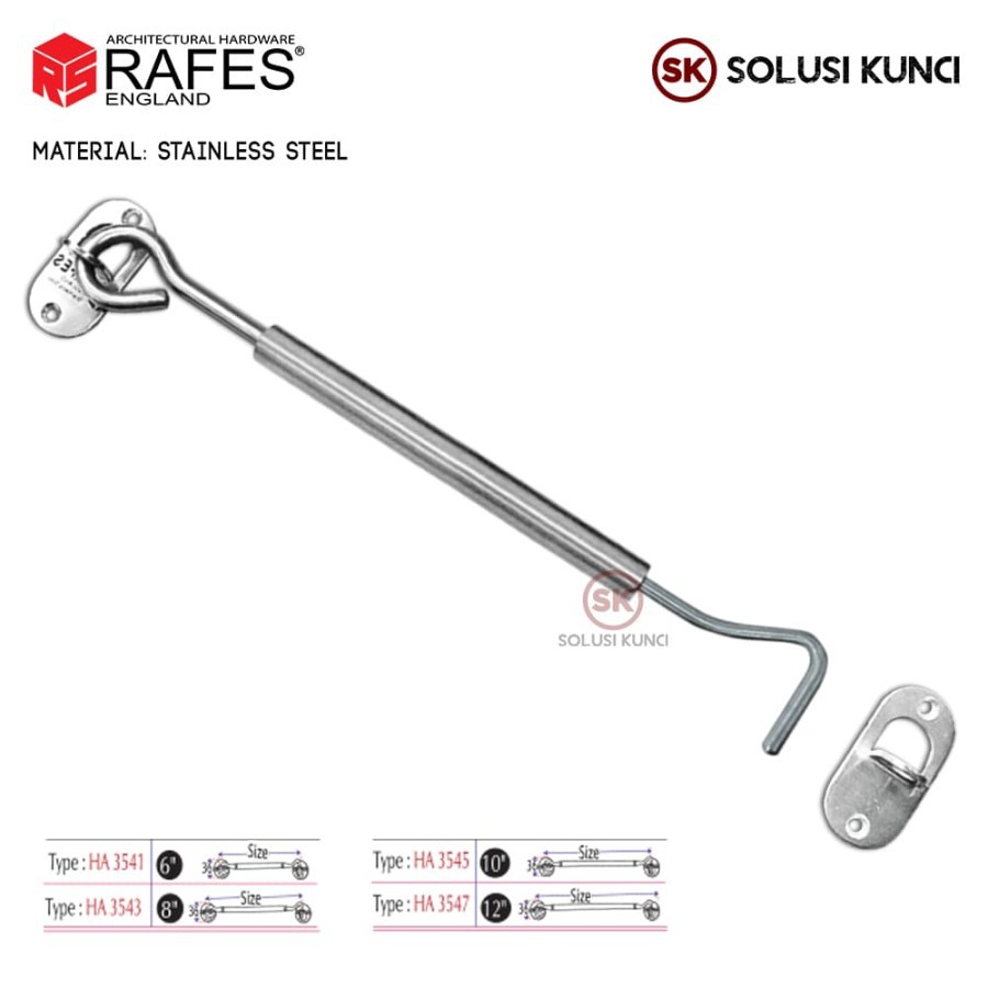 Jual Hak Angin Jendela RAFES ENGLAND 12inch Stainless Steel (HA 3547 ...