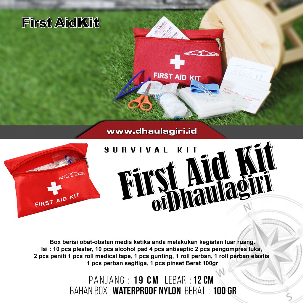 Jual First Aid Kit Komplit Set Obat Emergency Darurat P3K Dhaulagiri ...