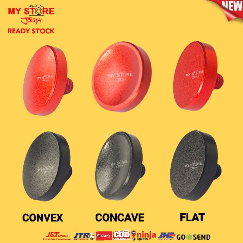 Jual Tombol Shutter Release Button Camera RED BLACK CEKUNG CEMBUNG DATAR CONCAVE CONVEX FLAT ...