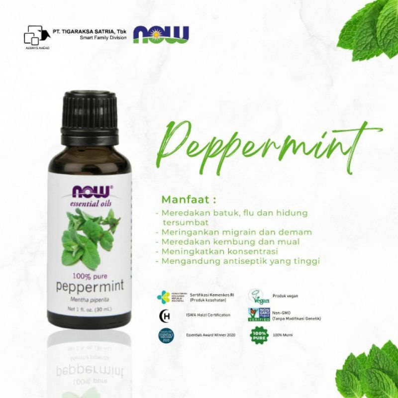 Jual Now Essential Oils Peppermint (30 ml) | Shopee Indonesia