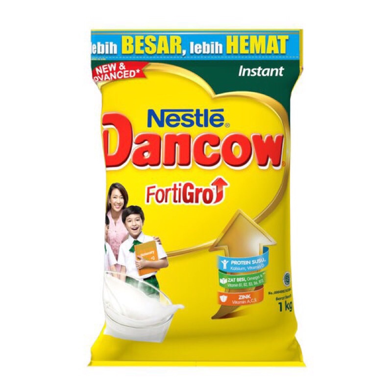 Jual DANCOW INSTANT PUTIH 1 KG / DANCOW FORTIGRO PUTIH 1 KG | Shopee ...