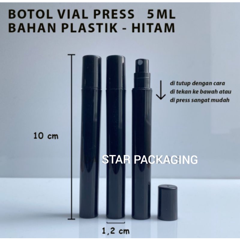 Jual Botol 5ml Botol Parfum Spray 5m Pen Travel Vial Sample Plastik ...