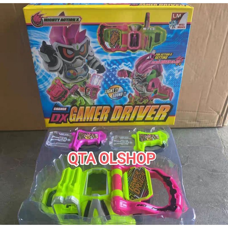 Jual KAMEN RIDER EX AID DX GAMER DRIVER JAPAN SOUND RECAST | Shopee Indonesia