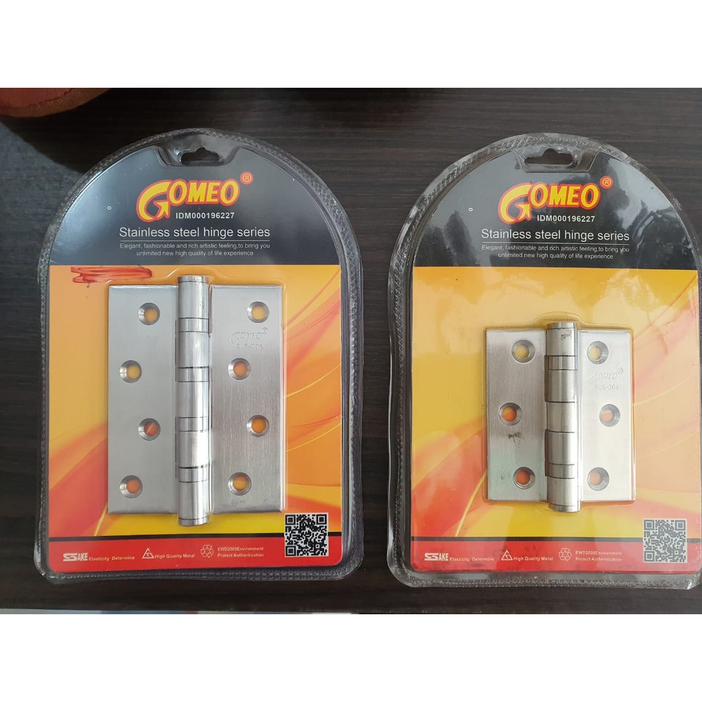 Jual ENGSEL PINTU STAINLESS GOMEO 4inch / ENGSEL JENDELA STAINLESS ...