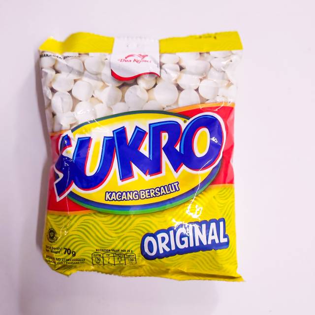 Jual Sukro Kacang Bersalut Original 70g | Shopee Indonesia