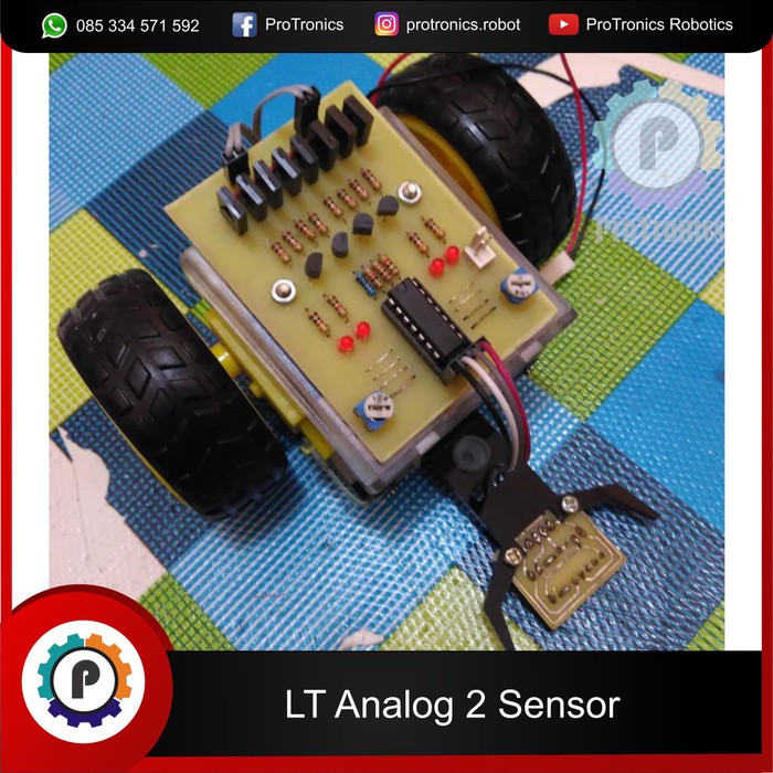 Jual Robot Line Follower / Tracer Analog 2 Sensor | Shopee Indonesia