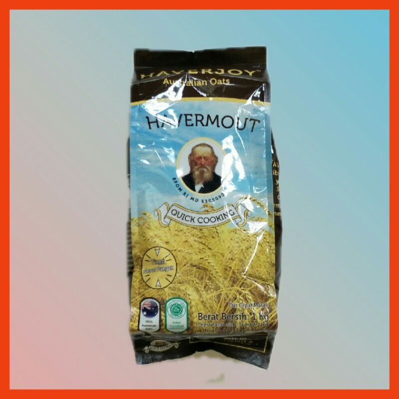 Jual Haverjoy Havermout Quick cooking 1kg/Australian Qat/Haverjoy ...