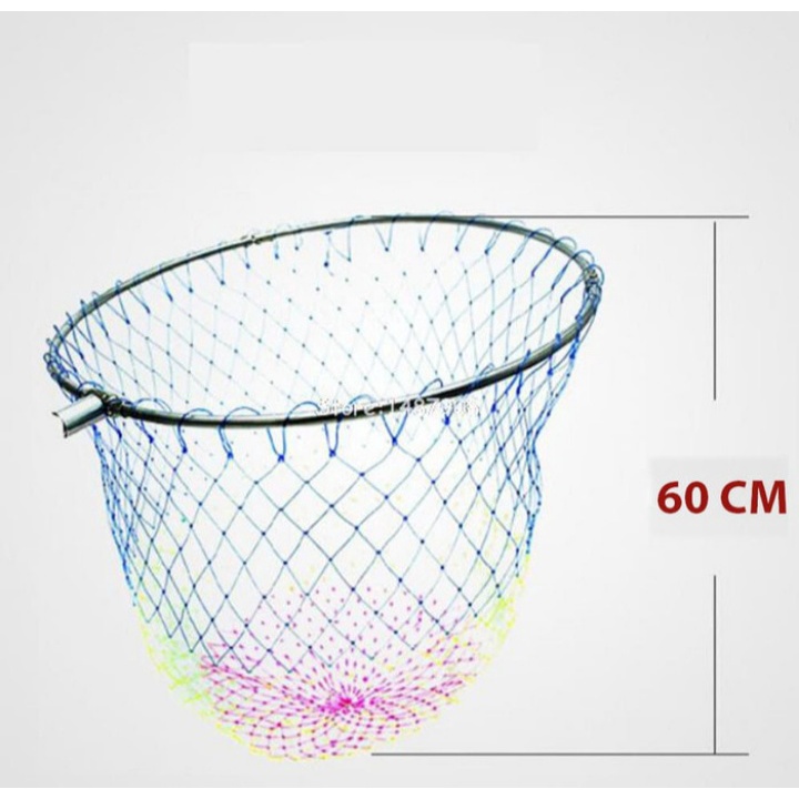 Jual Serokan Ikan Jaring Penangkap Ikan Diameter 40cm dengan Panjang ...