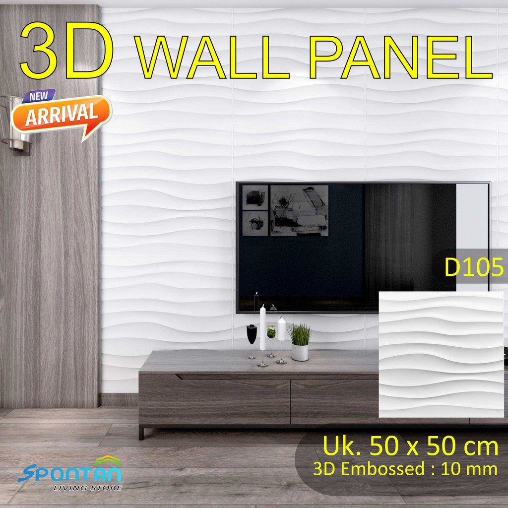 Jual 3D Panel Tile WALL PANEL Wall DECOR 3D PANEL INTERIOR Wall Decor D105 | Shopee Indonesia