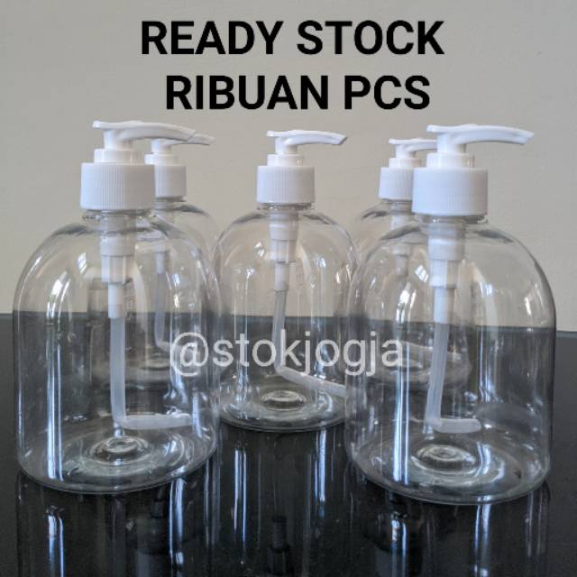 Jual BOTOL PUMP 500 ML untuk Hand Sanitizer / Hand Soap (New Normal ...