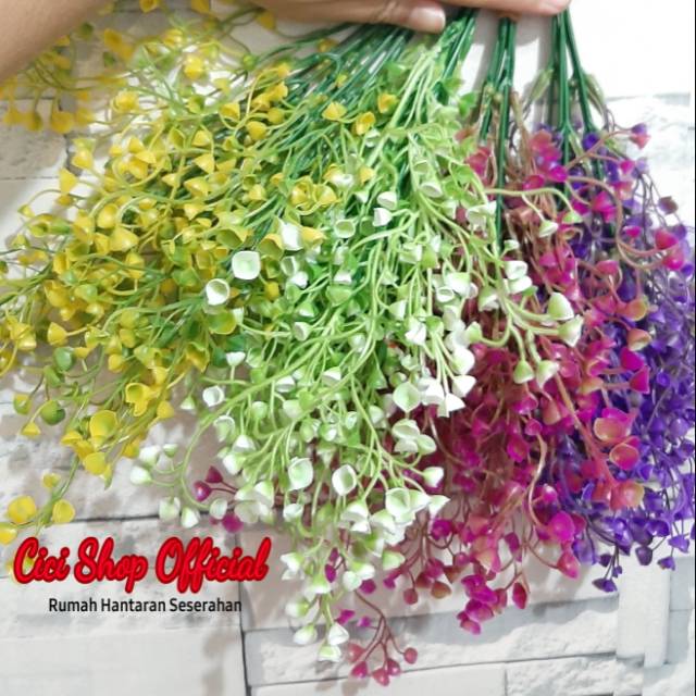 1tangkai Bunga rambat/daun rambat/ranting rambat/tanaman rambat/bunga ...
