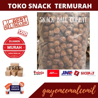 Jual snack kiloan/balls coklat/ciki coklat/chiki balls coklat/NANA/1KG ...