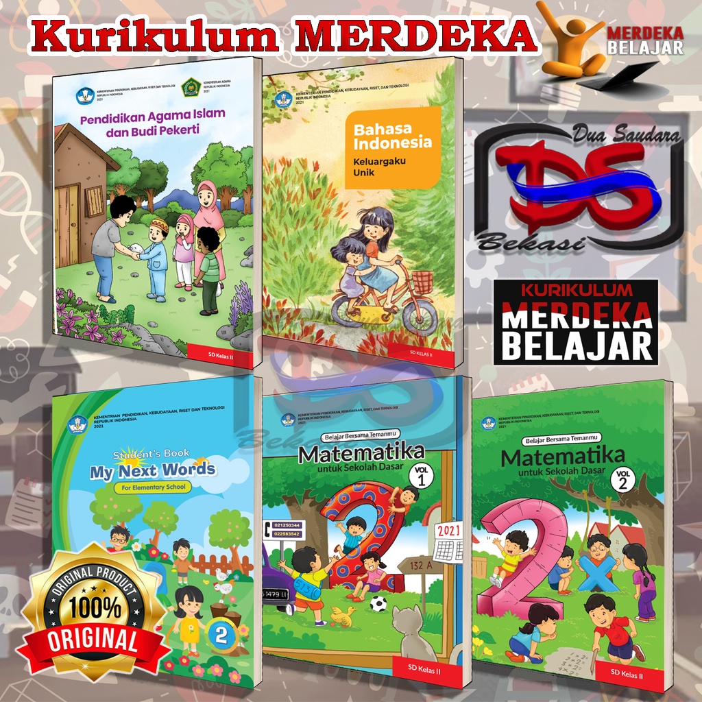Jual [KuMer] Buku SIswa Kelas 2 SD Kurikulum Merdeka 2022 | Shopee Indonesia