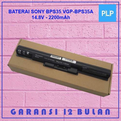 Jual Baterai SONY VAIO BPS35 VGP-BPS35 VGP-BPS35A SVF 14E 15E BLACK ...