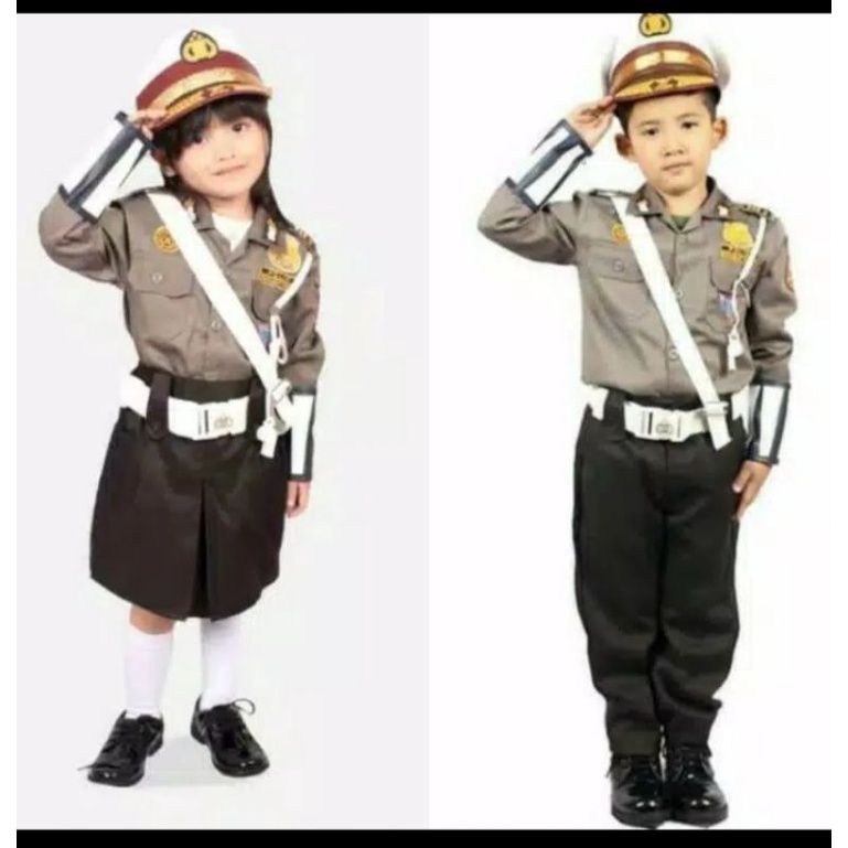 Jual SERAGAM POLISI ANAK/baju Pocil anak/polisi anak/seragam | Shopee ...