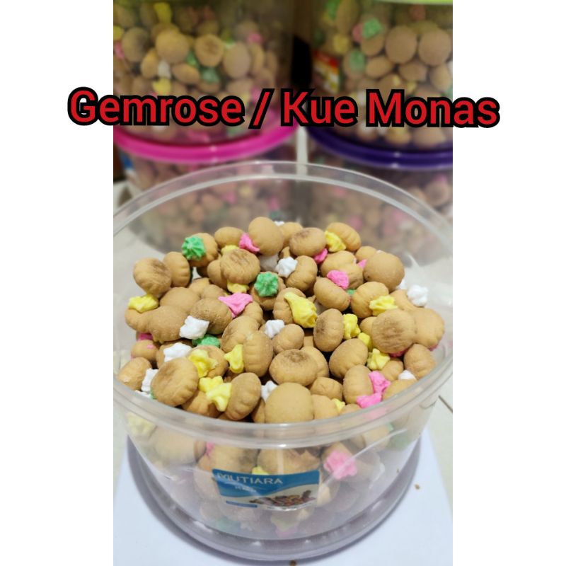 Jual Cemilan Gemrose / Kue Monas / Kue Jadul 300gr & 405gr | Shopee ...