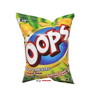 Jual OOPS Crispy Cracker Jagung Bakar Manis dan Ayam Tomat Panggang 45 ...