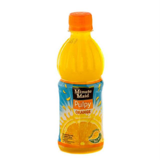 Jual MINUTE MAID PULPY ORANGE BOTOL 300ML | Shopee Indonesia