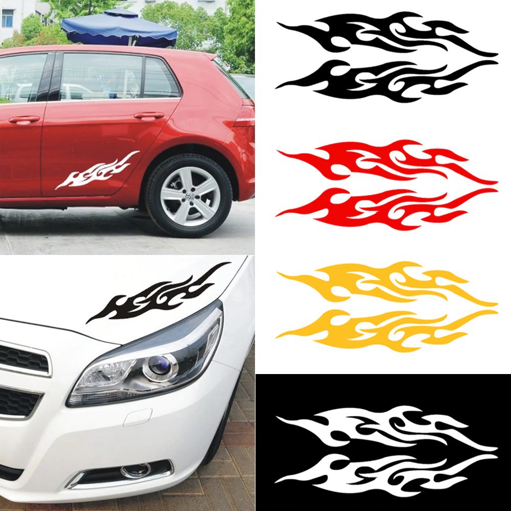 Jual Stiker Cutting Tribal Flame api untuk kap bodi mobil motor ...