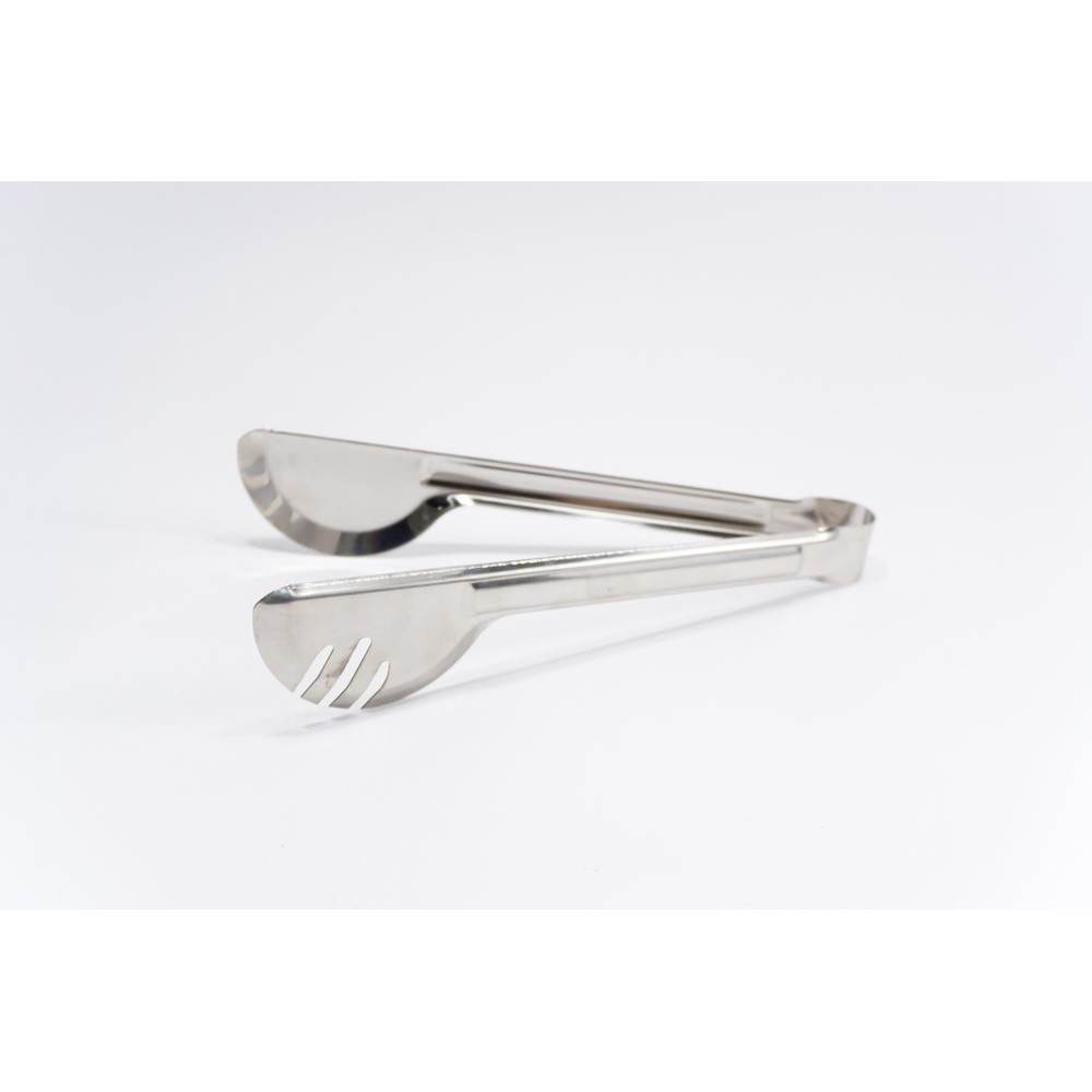 Jual Alat Penjepit Kue Jepit Makanan Capit Es Stainless Model Setengah ...