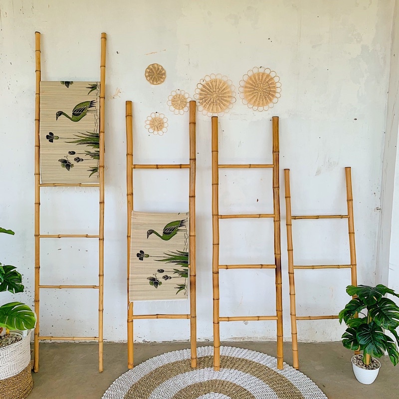 Jual Tangga Bambu Tangga Dekorasi Natural Murah Indonesia|Shopee Indonesia