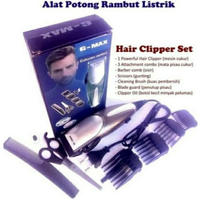 Jual Alat Potong cukuran GMAX happy king Cukur Rambut | Shopee Indonesia