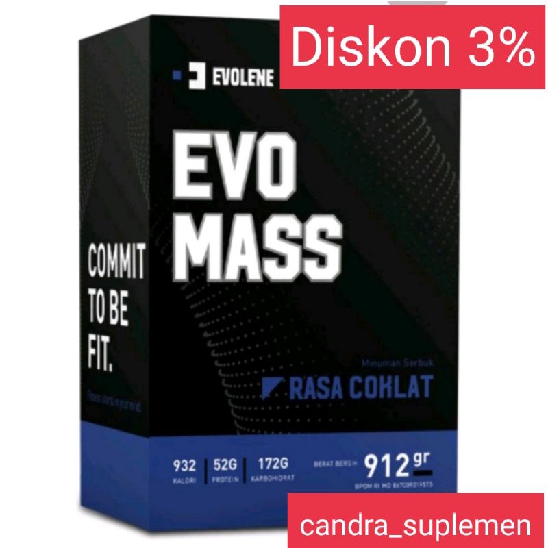 Jual Evomass Coklat 2LBS 912 gram ORIGINAL | Shopee Indonesia