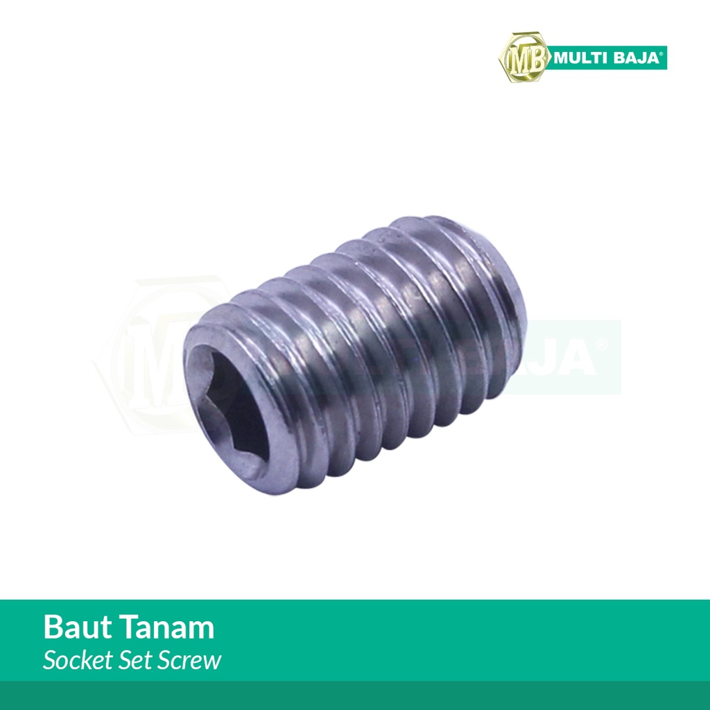 Jual Baut Tanam / L- Set / Socket Set Screw Stainless Steel 304 M12 - 1 ...