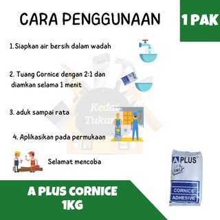 Jual KEDAI TUKANG - A Plus Cornice APLUS semen kompon gypsum kornis ...