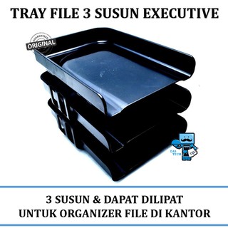 Jual Rak File / Tray 3 Susun EXECUTIVE | Shopee Indonesia