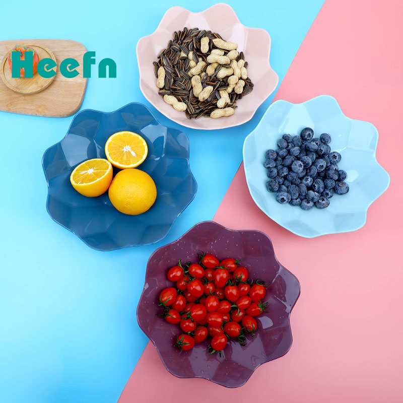 Jual Nampan Plastik Transparan Holder Buah / Snack / Permen Gaya Eropa ...