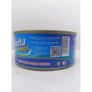 Jual Delta Foods Ikan Tuna Dalam Minyak Kaleng 165 gr | Shopee Indonesia