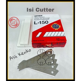 Jual isi cutter kenko L150 besar harga per pak (isi 5pcs) | Shopee ...