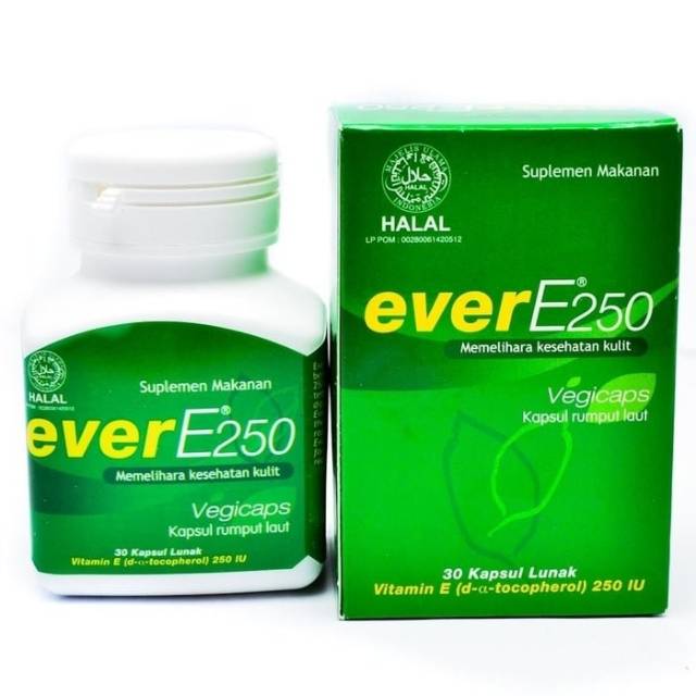 Ever E 250 Vitamin E untuk kulit dan ksuburan | Shopee Indonesia