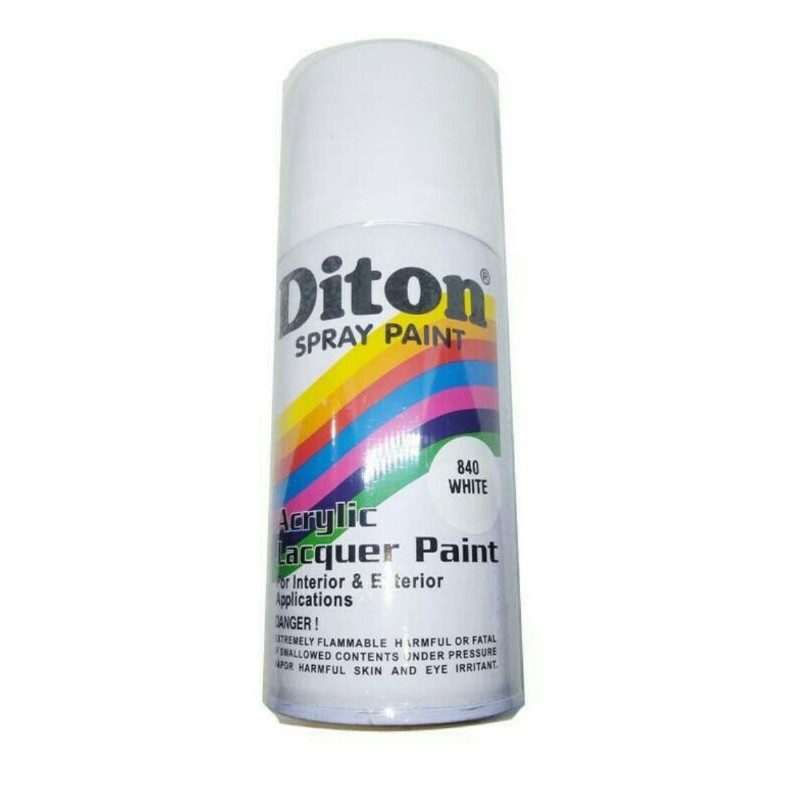 Jual Diton White 840 Diton Cat Semprot Aerosol Paint 300cc Spray Putih Kilap Pylox White Gloss ...