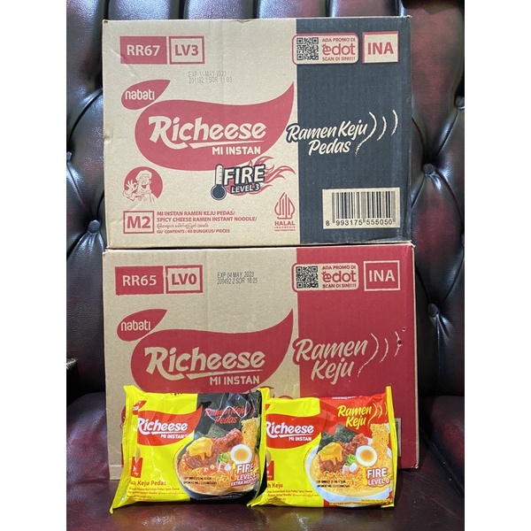 Jual BELI 10 GRATIS 1 READY STOCK MIE RICHEESE NABATI MIE GORENG KEJU ...