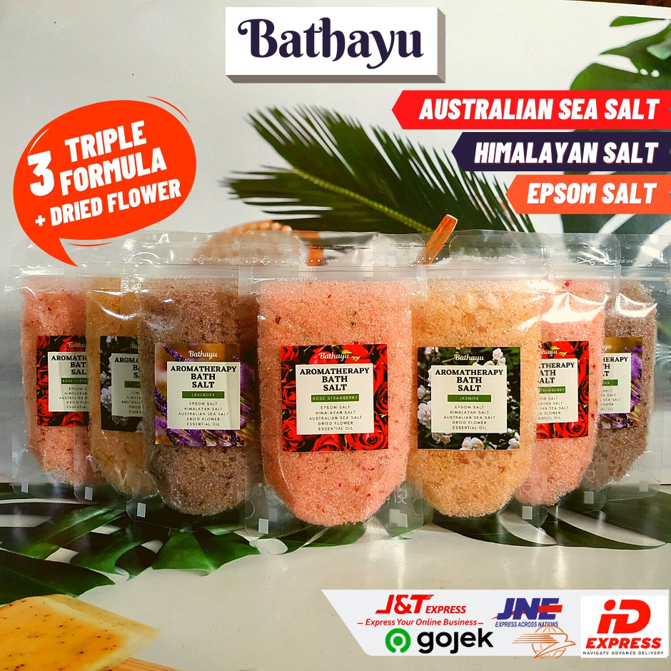 BATH SALT GARAM MANDI SPA KAKI DENGAN BUNGA ASLI TRIPLE FORMULA SACHET ...