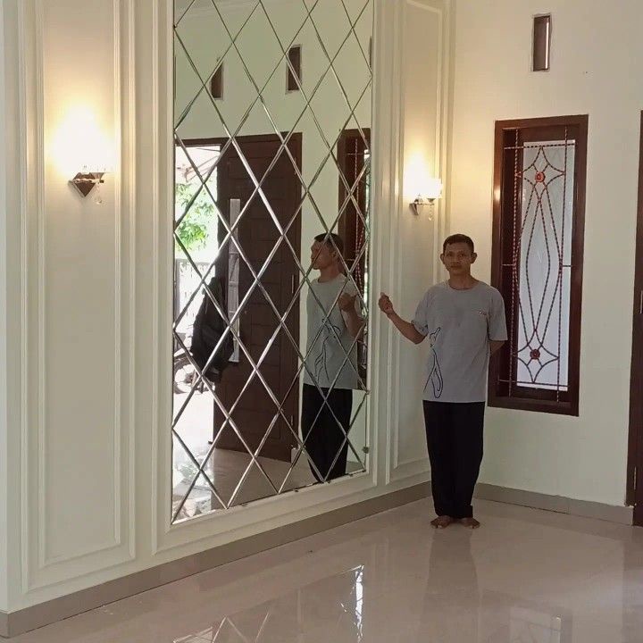 Jual Paket Besar Ukuran 252CM X 168CM Kaca Cermin Moulding / Paket Satu ...