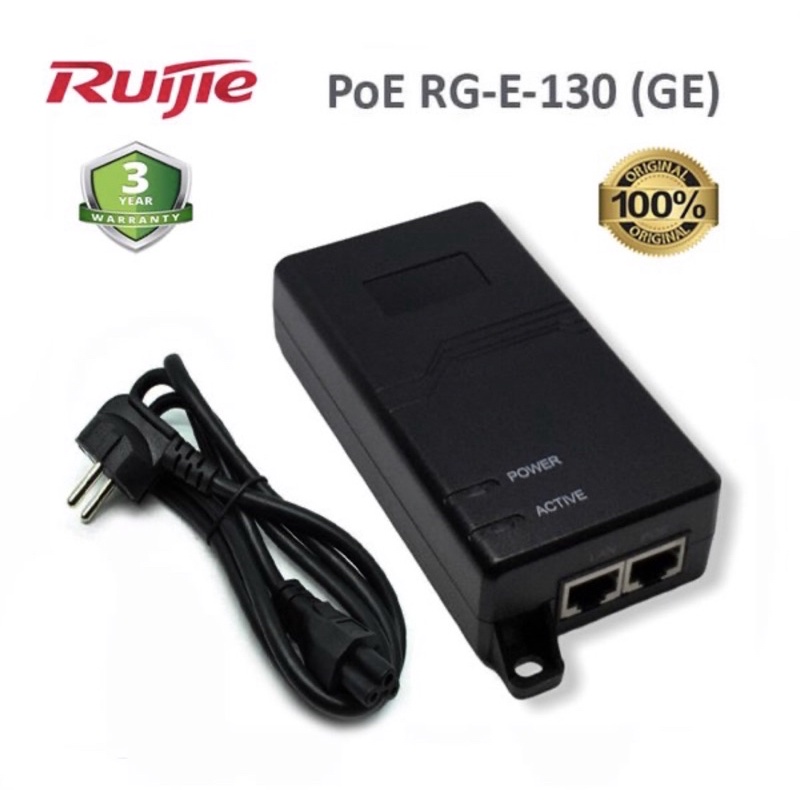Ruijie RG-E-130 GE PoE Adapter - PoE Ruijie E130 | Shopee Indonesia