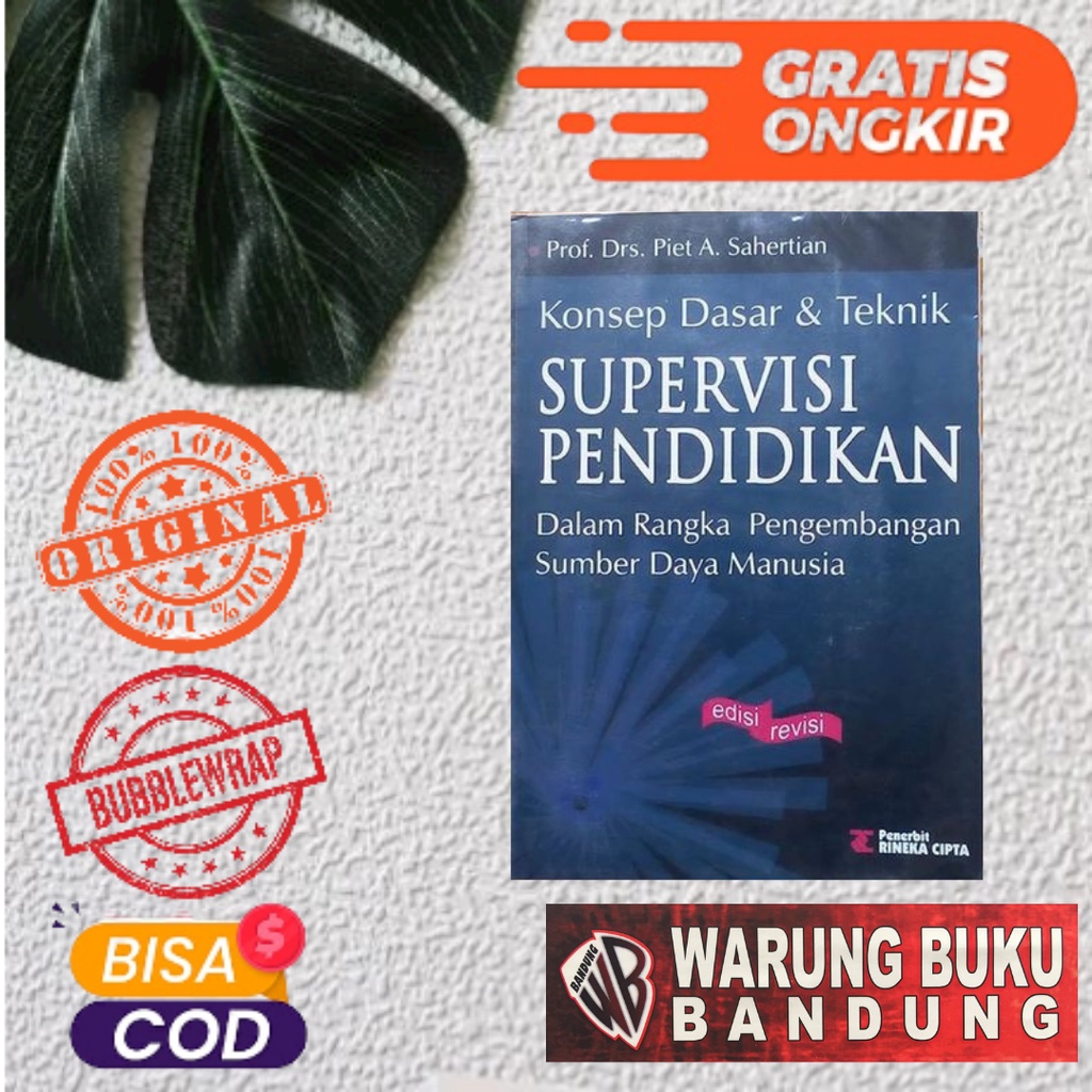 Jual Buku Konsep Dasar Dan Teknik Supervisi Pendidikan Edisi Revisi ...