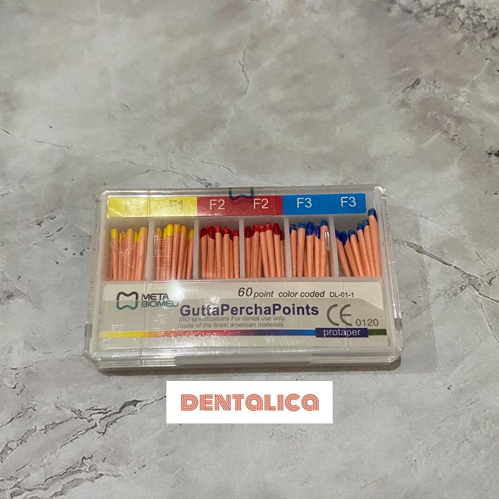 Jual Dental Gutta percha protaper F1 F2 F3 / gutap protapper | Shopee ...