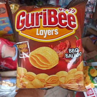Jual Makanan Ringan Snack Guribee Layers BBQ Balado Rumput Laut ...