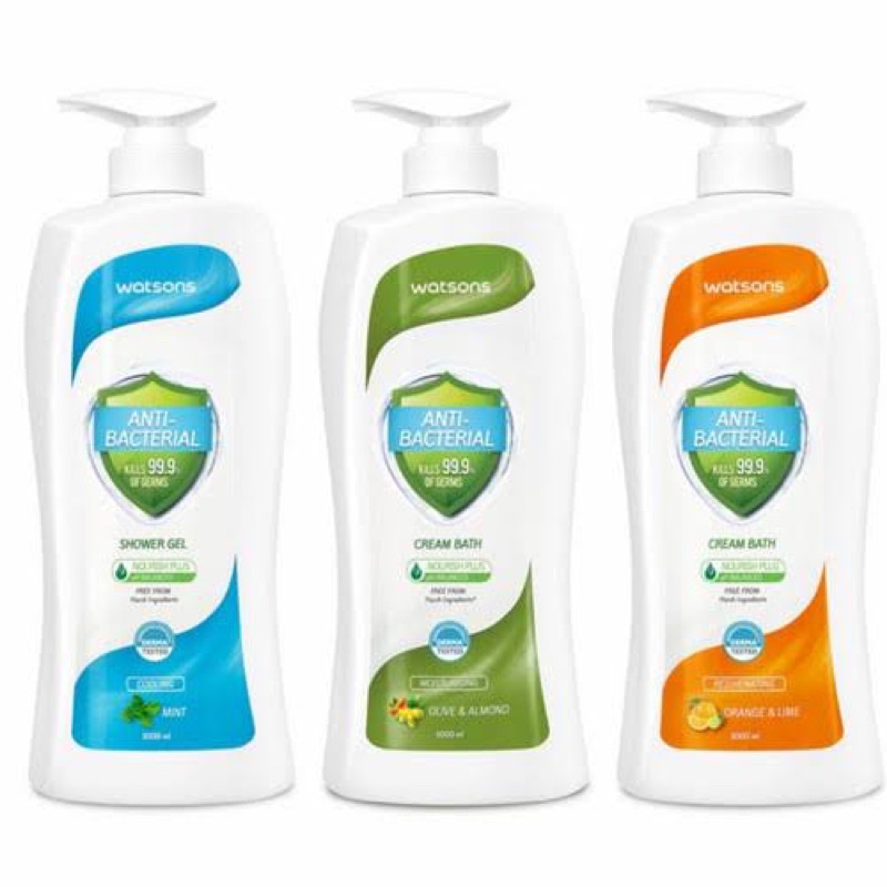 Jual Watsons Antibacterial Body Wash 1000ml | Shopee Indonesia