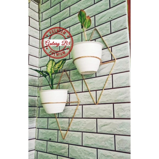 Jual rak pot dinding/standing dinding/rak bunga tempel dinding | Shopee ...