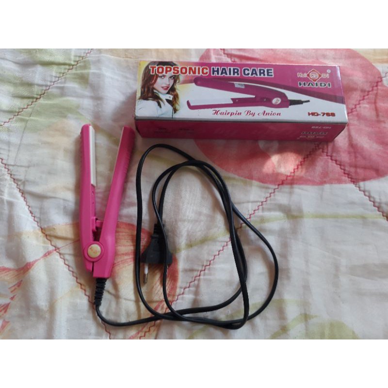 Jual Catok mini HAIDI HD-768 Topsonic Hair Care (PRELOVED) | Shopee ...
