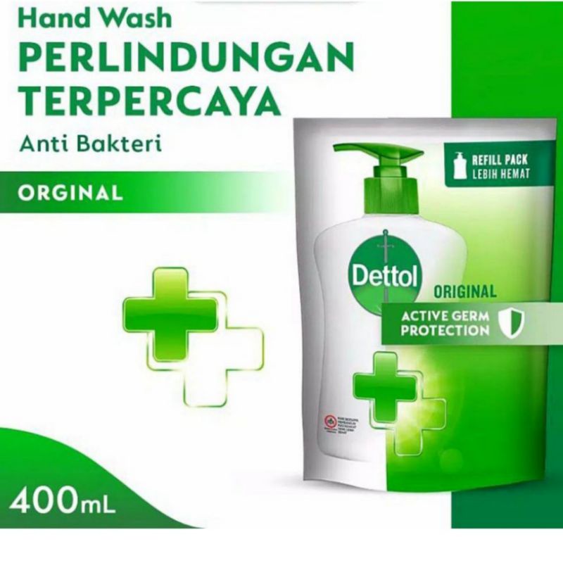 Jual Dettol Sabun Cuci Tangan Original 400 ml | 200ml Refill Hand Wash ...