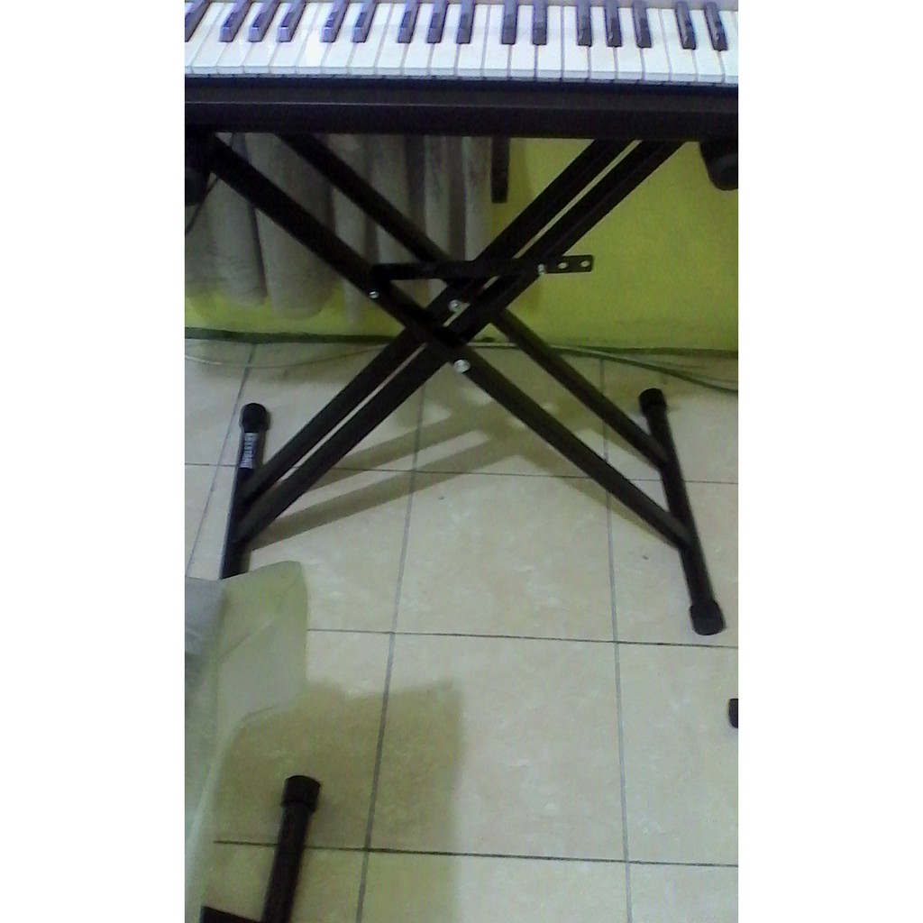 Jual stand stands X keyboard dobel besi silang merk KBStand | Shopee ...