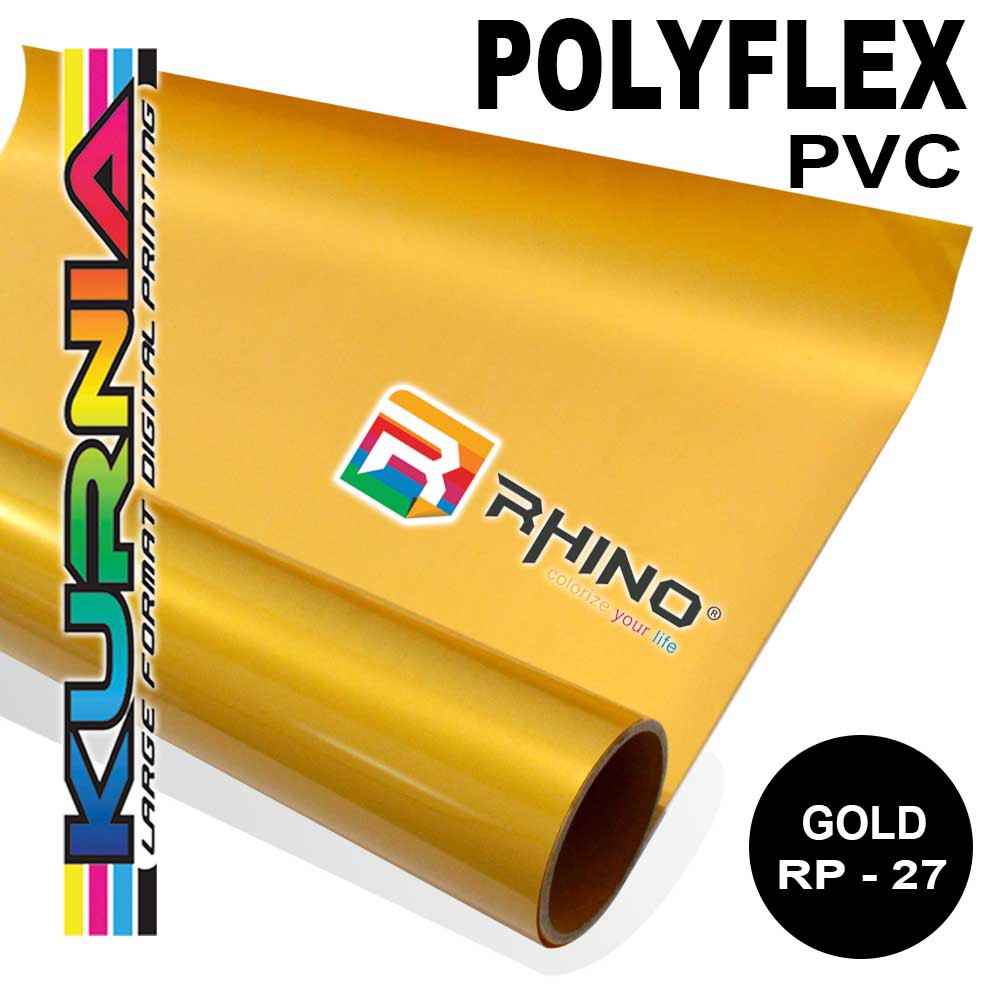 Jual RHINOFLEX POLYFLEX KOREA PVC GOLD GLOSSY | Shopee Indonesia