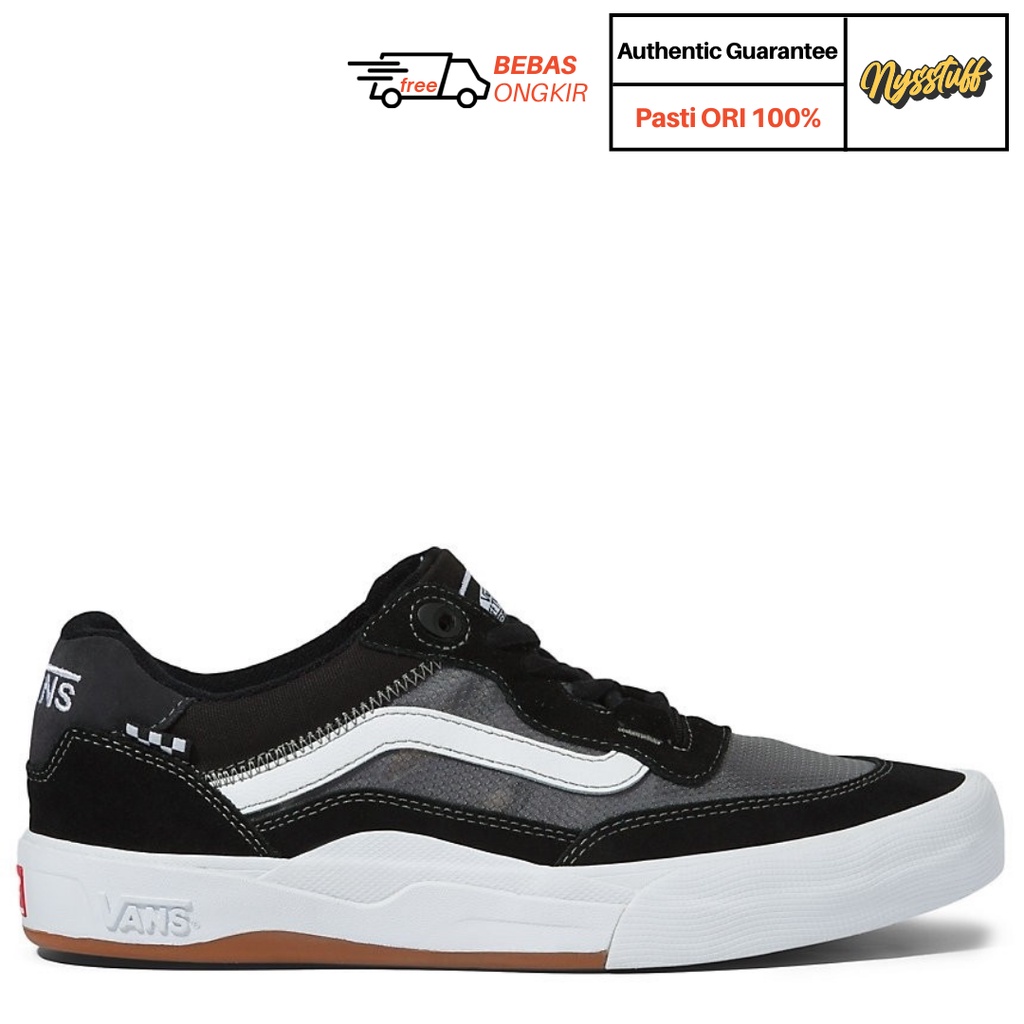 Jual Vans Skate Wayvee Black White | ORIGINAL | Shopee Indonesia