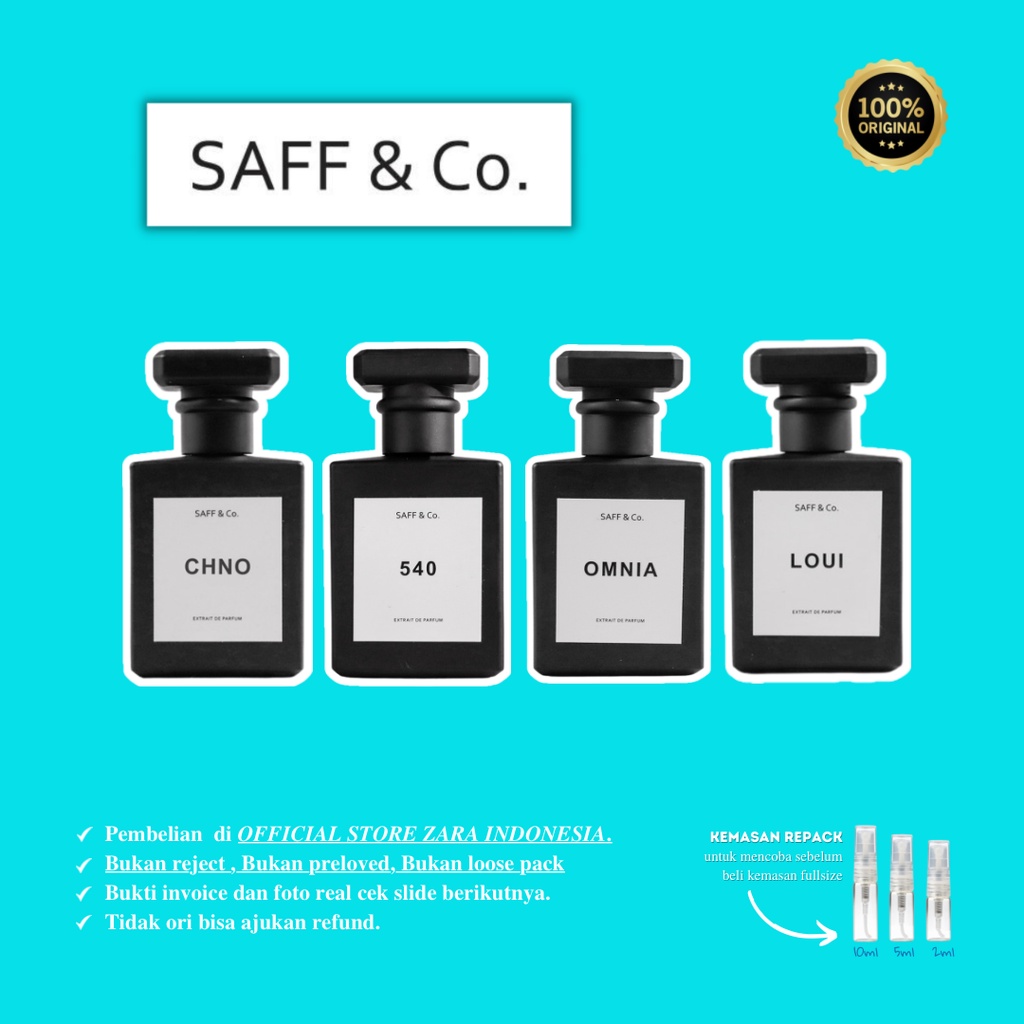 Jual [DECANT SHARE] SAFF & Co Perfume Omnia 540 Coco Troupe Loui CHNO ...